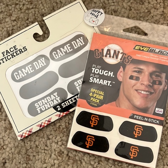 MLB | Accessories | Sf Giant And Target Game Day Face Stickers | Poshmark